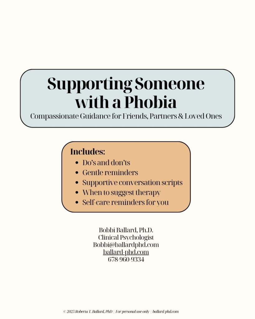 How to Support Someone With a Phobia